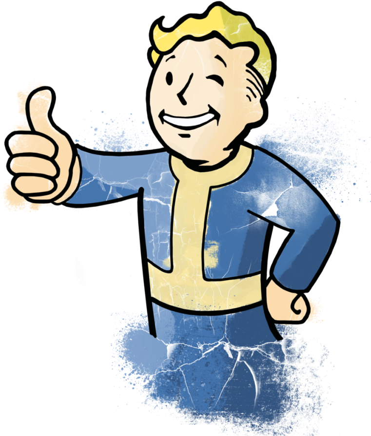 Fallout Clipart Vualt Pic Hwb39231 - Vault Boy Perk - (768x1024) Png ...