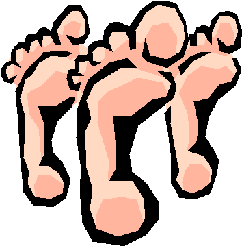 Toe Clip Art - Foot Coloring Page - (356x365) Png Clipart Download