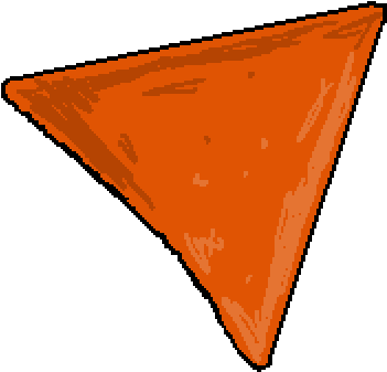 Dorito Clipart - Pixel Art Dorito - (400x400) Png Clipart Download