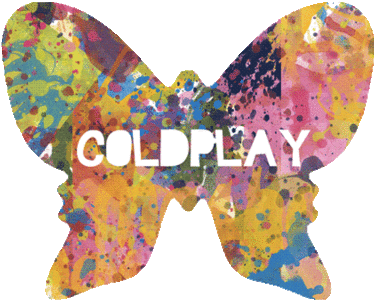 Transparent Blog Transparency Gif - Coldplay Logo Mariposa - (400x355 ...