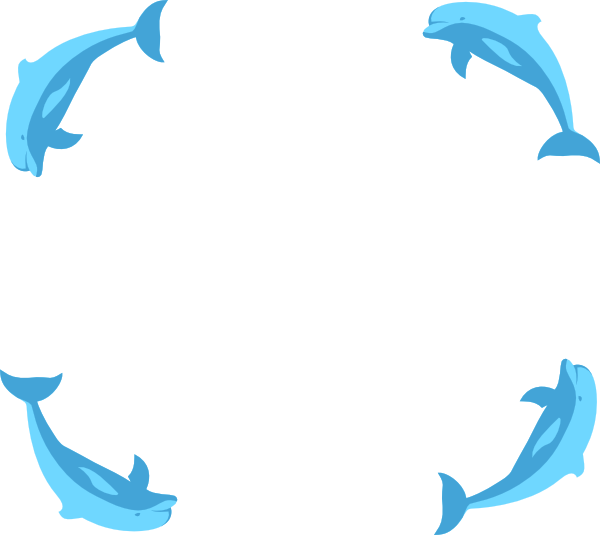 Fish Border For Word - (600x535) Png Clipart Download