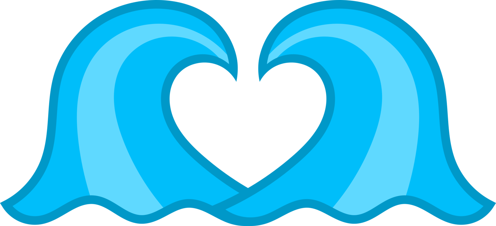 Free To Use - Mlp Wave Cutie Mark - (1600x730) Png Clipart Download