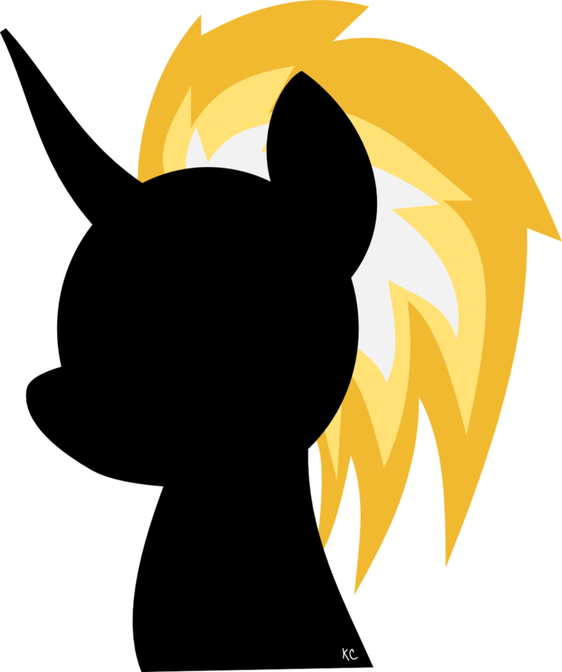 Ember Wave Silhouette By Kaleidoscopecolor - Cartoon - (818x977) Png ...