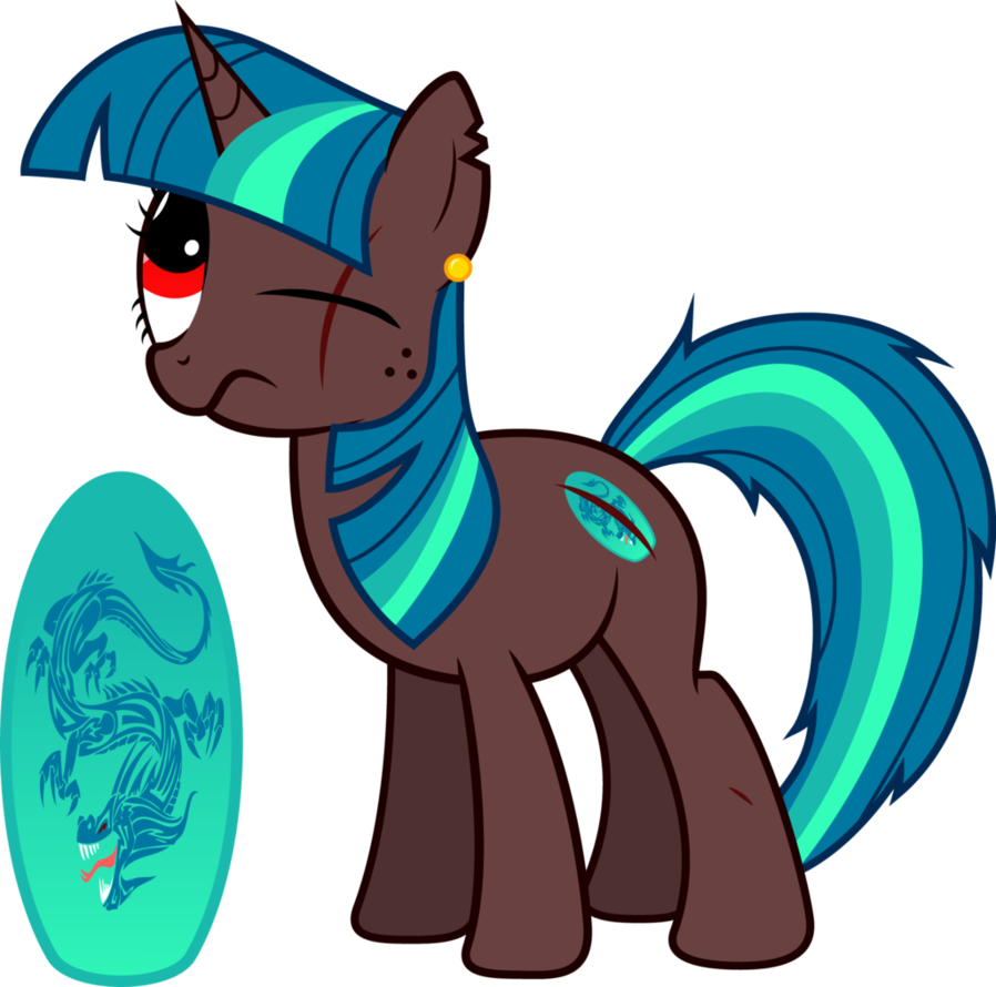 Raider Pony Tidal Wave By Fallingcomets - Cartoon - (898x890) Png ...