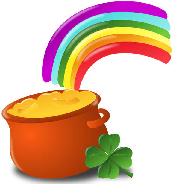 Patrick ' S Day Pot Of Gold Clipart - St Patrick's Day Clip Art - Full ...