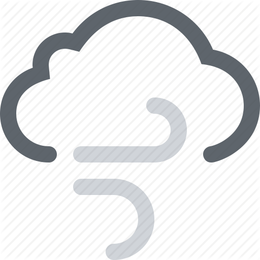 Wind Clipart Breezy - Rain Snow Mix Weather Icon - (512x512) Png ...