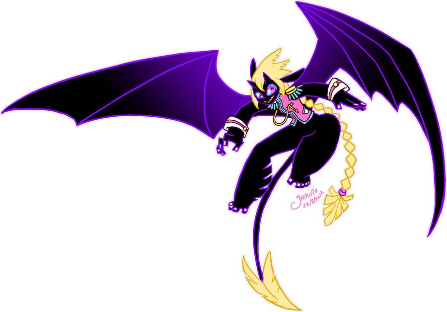 Flying Demon By Yamino - Digital Art - Full Size PNG Clipart Images ...