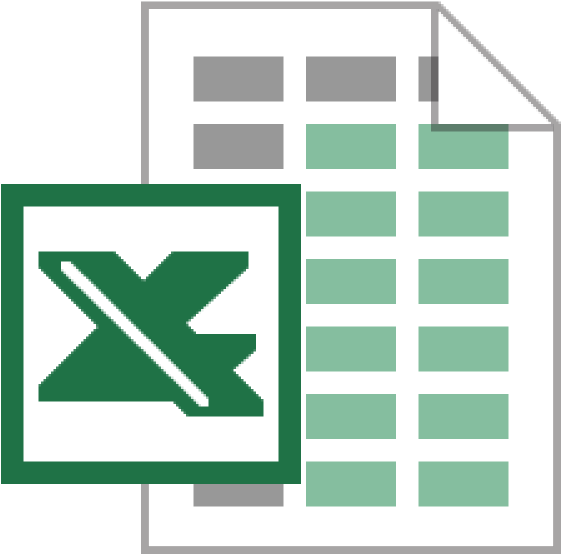 Excel Spreadsheet Icon - Excel - (640x640) Png Clipart Download