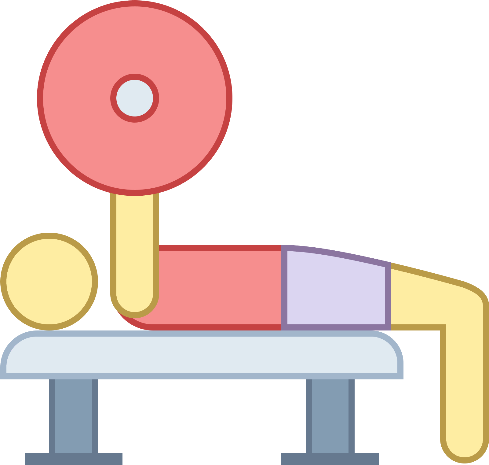 Bench Press Icon - Bench Press Icon - Full Size PNG Clipart Images Download
