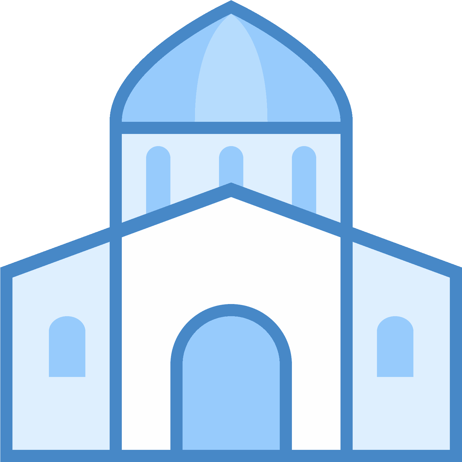 City Hall Icon - Arch - (1600x1600) Png Clipart Download