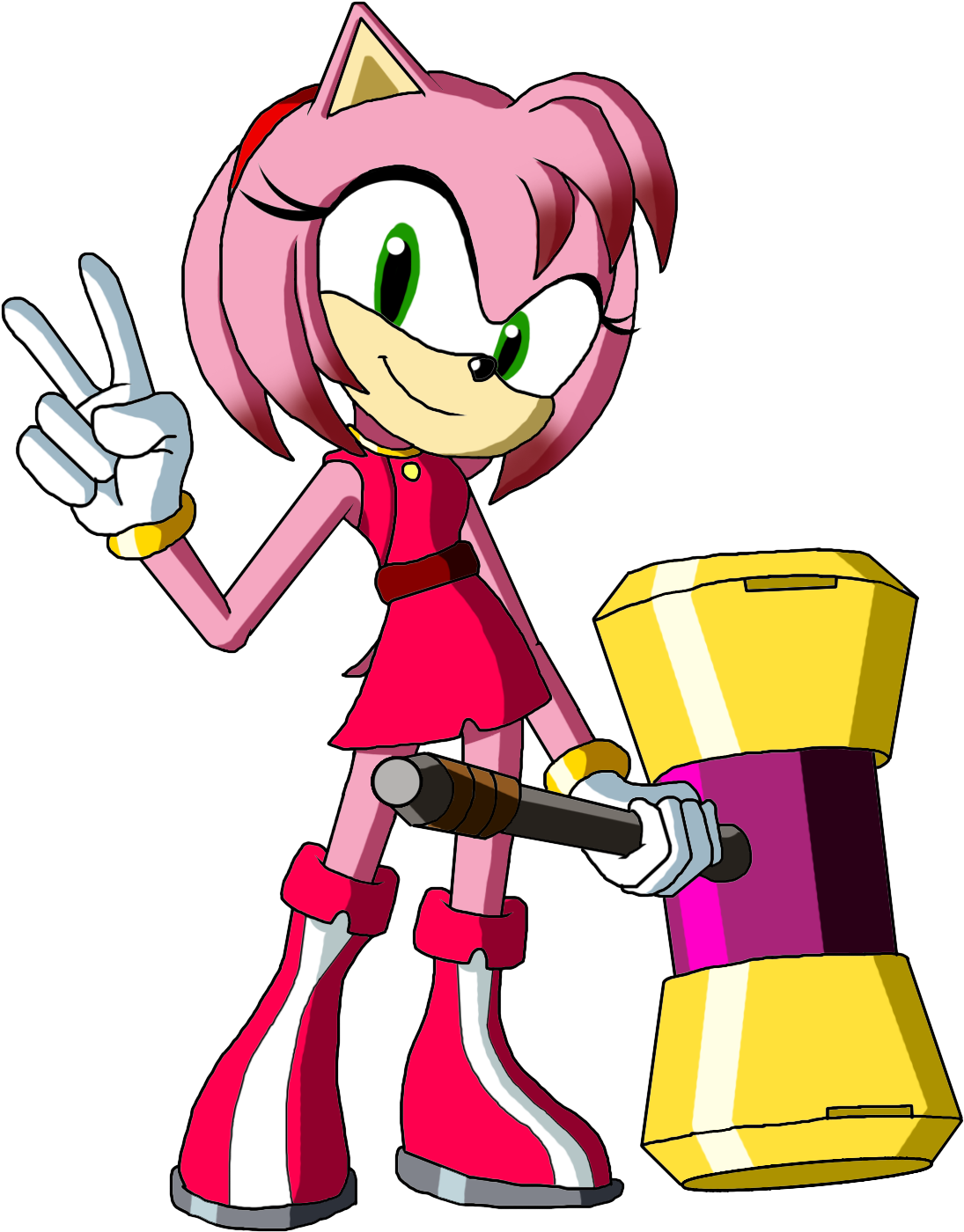 Amy - Sonic Reboot 2016 Deviantart - (1195x1503) Png Clipart Download