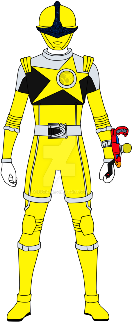 Kajiki Yellow By Iyuuga - Uchuu Sentai Kyuranger Deviantart - (721x1107 ...