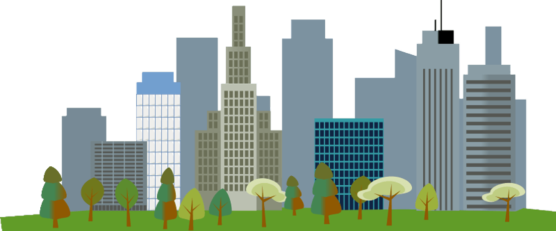 Image - City Clipart No Background - (1118x464) Png Clipart Download