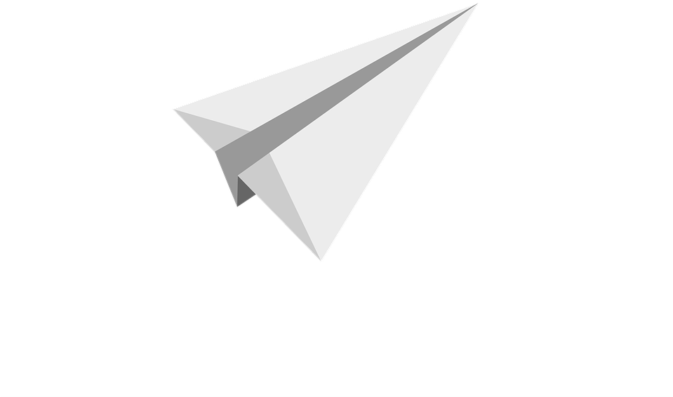 White Paper Plane Png Image - Art Paper - (960x697) Png Clipart Download