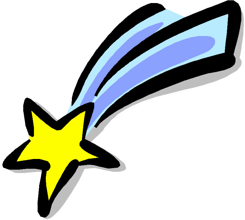 Shooting Star Clipart Space Drawing - Falling Star Clip Art - (816x742 ...