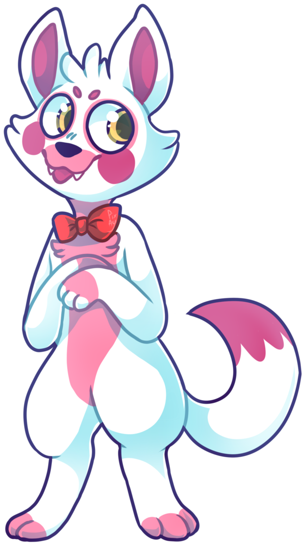 Funtime Foxy / Mangle By Corvidcurse - Fnaf Fanart Furry Funtime Foxy ...