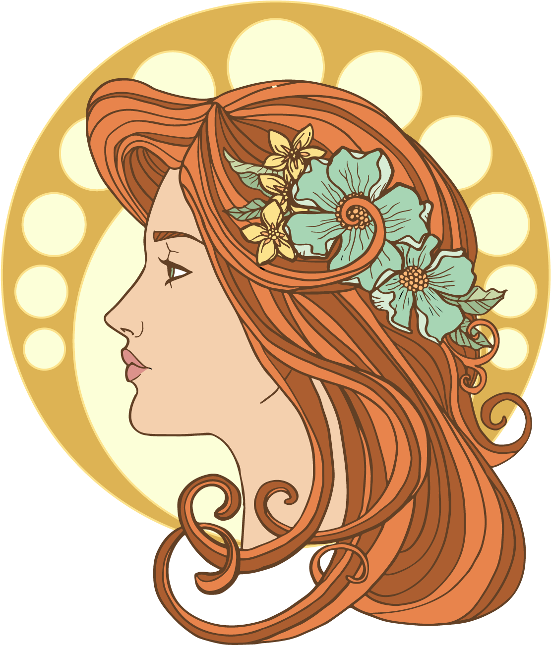 Beautiful Woman Face Vector - Beautiful Woman Vector Png - (1500x1500 ...