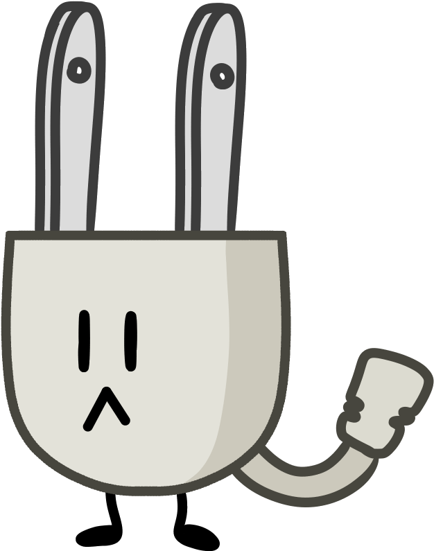 P-plug - Cartoon - (900x900) Png Clipart Download
