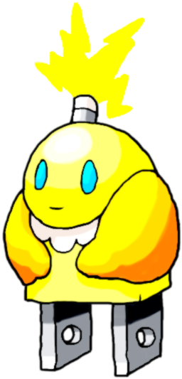 Joltot, The Plug Fakemon By Fakemaket - Cartoon - (376x616) Png Clipart ...