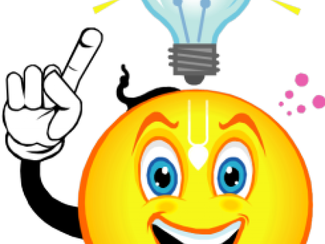 Bulb Clipart General Knowledge - Light Bulb Emoji Clipart - (640x480 ...