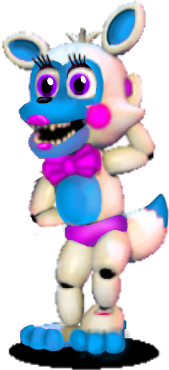 Dangle Fnaf - Fnaf World Mangle - (768x768) Png Clipart Download