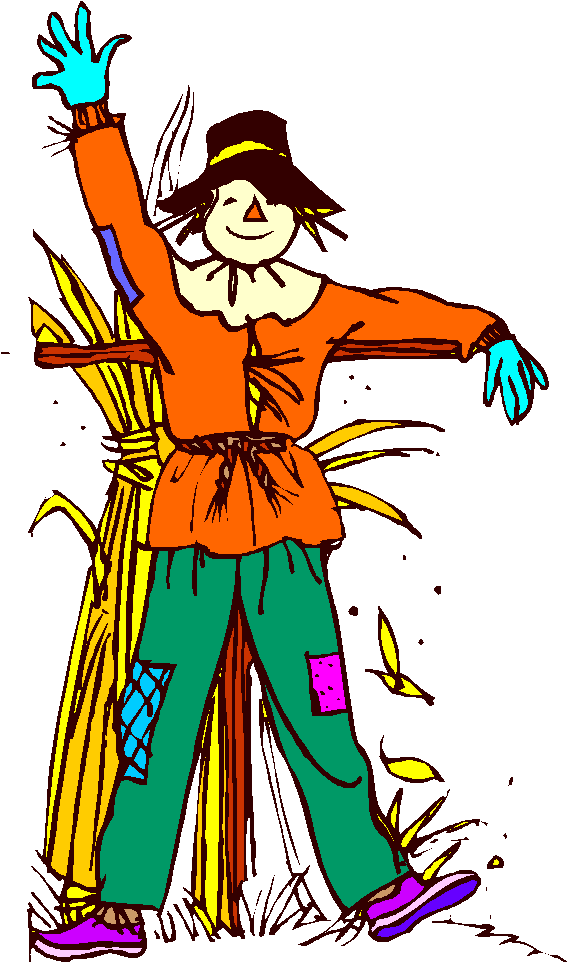 Scarecrow Clipart Friendly - Clip Art Scarecrows - (574x961) Png ...