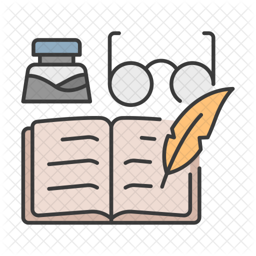 Writer Icon - Book - (512x512) Png Clipart Download