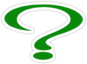 Riddler Decal - Colorfulness - (375x360) Png Clipart Download