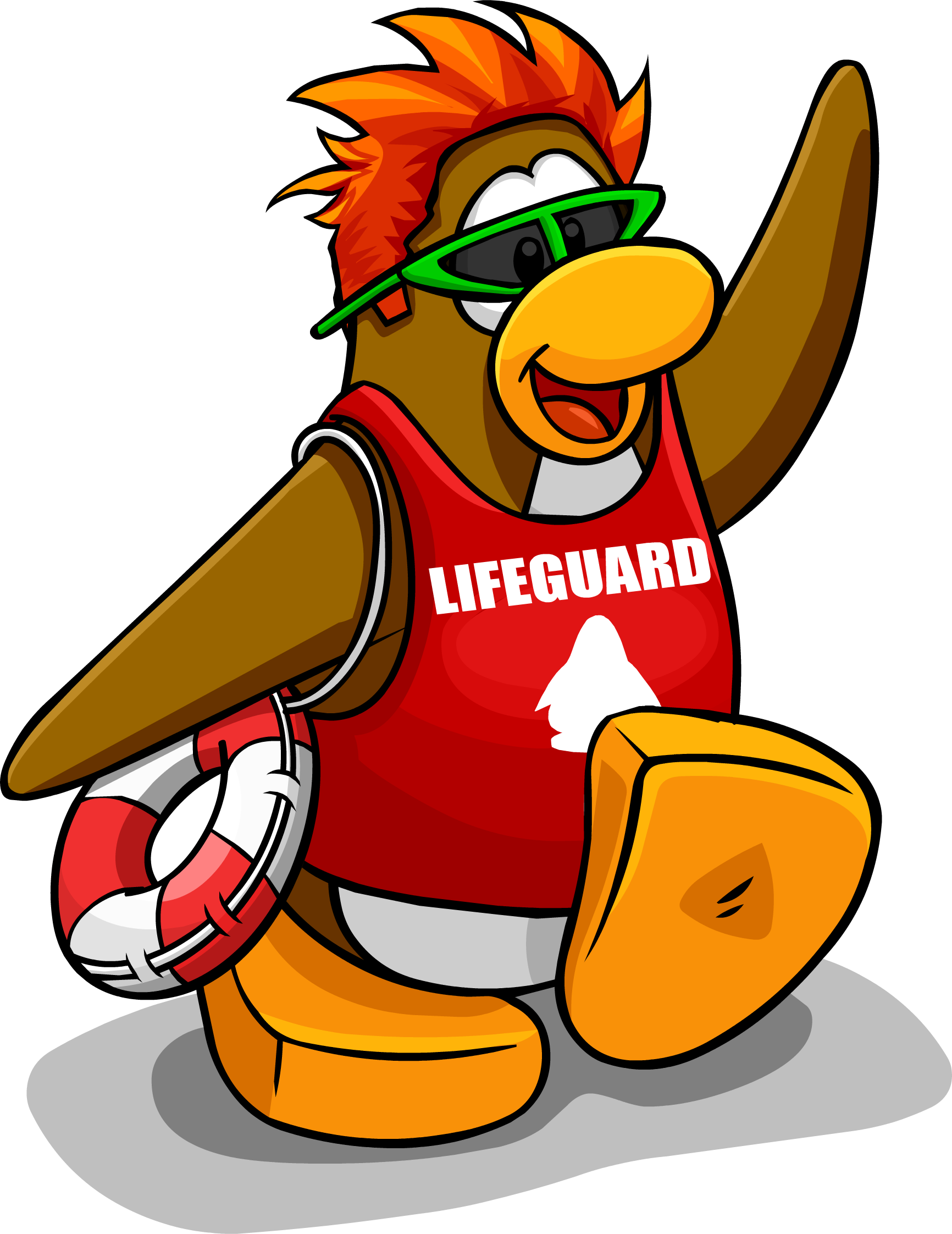 Treasure Book Series 4 1 - Club Penguin Lifeguard Clipart - (1732x2244 ...