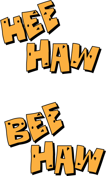 Hee Haw Logo Font - Full Size PNG Clipart Images Download
