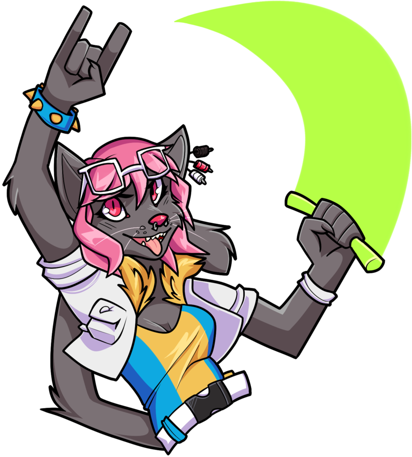 Rave N' Roll By Foxsnacks - Rave - (852x937) Png Clipart Download