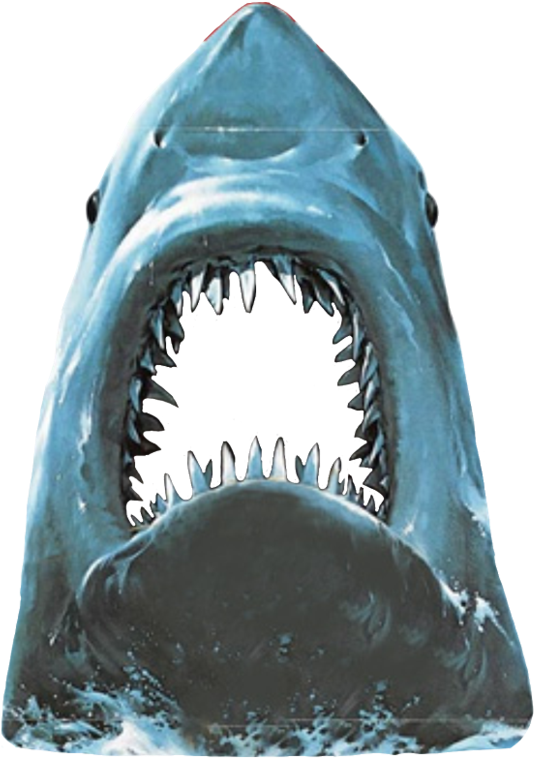 Jaws Shark Size - Jaws 2 Movie Poster - (1024x1024) Png Clipart Download