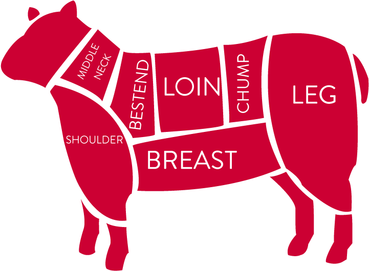 Lamb Cuts Illustration - Skaapvleis Snitte - (1926x968) Png Clipart ...