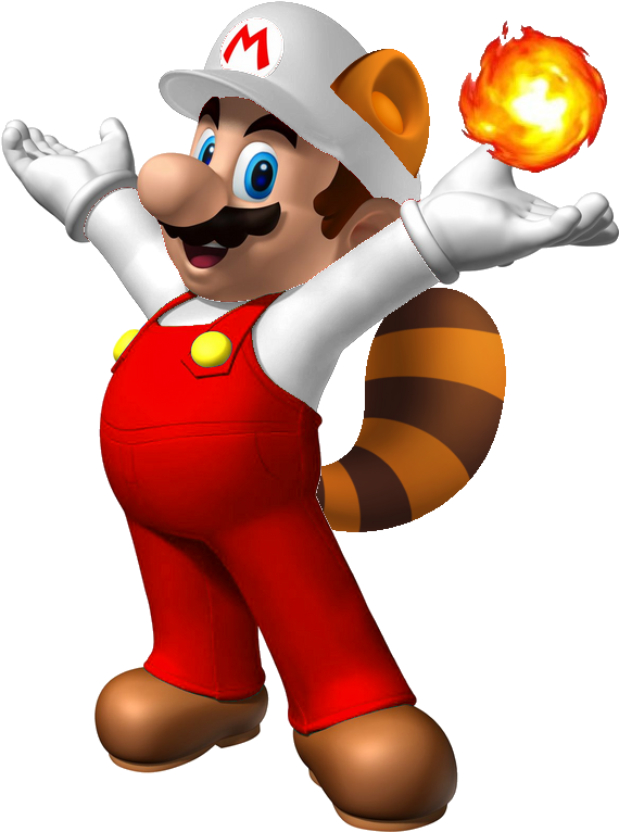 Clipart - Raccoon - Image - Fire Raccoon Mario - Fantendo, - Mario ...