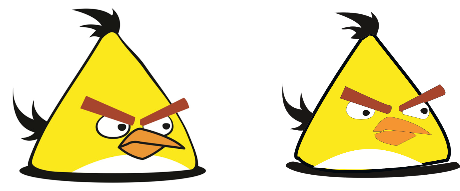 Yellow Angry Bird - (1600x667) Png Clipart Download
