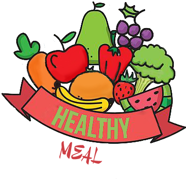 Healthy Meal - Clip Art - (450x397) Png Clipart Download
