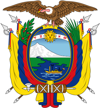 Ecuador Coat Of Arms - Ecuador Flag Coat Of Arms - (336x379) Png ...