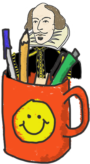 Actor Clipart Poet - Cartoon - (500x700) Png Clipart Download