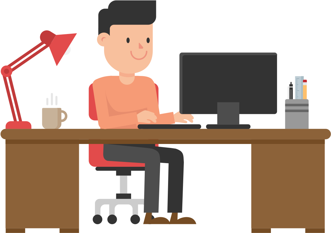 Open - Working On Computer Animated Gif - Full Size PNG Clipart Images ...