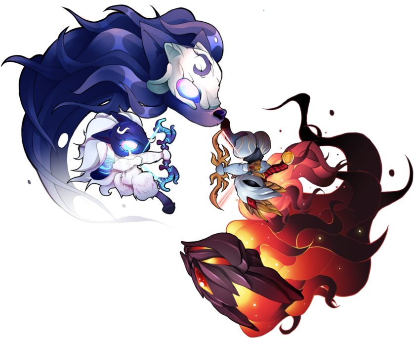 League Of Legends Jungle Wallpaper Download - Shadowfire Kindred Fan ...