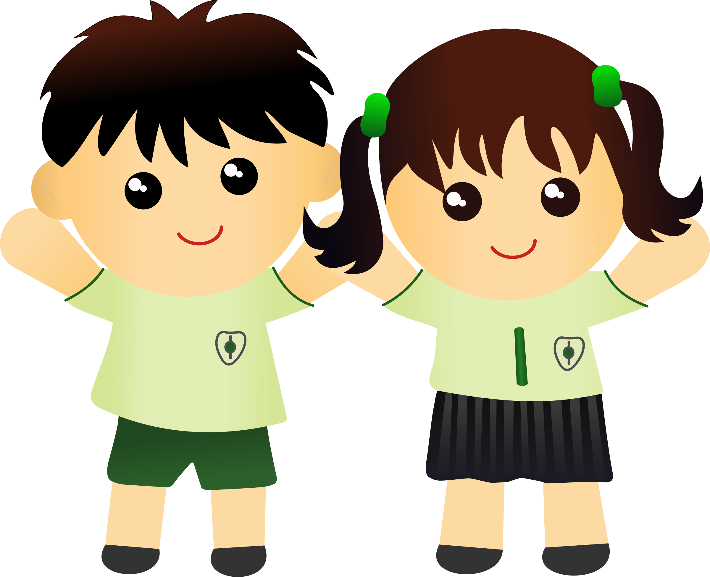 Children Clipart - School Uniform Clipart Png - (2400x1951) Png Clipart ...