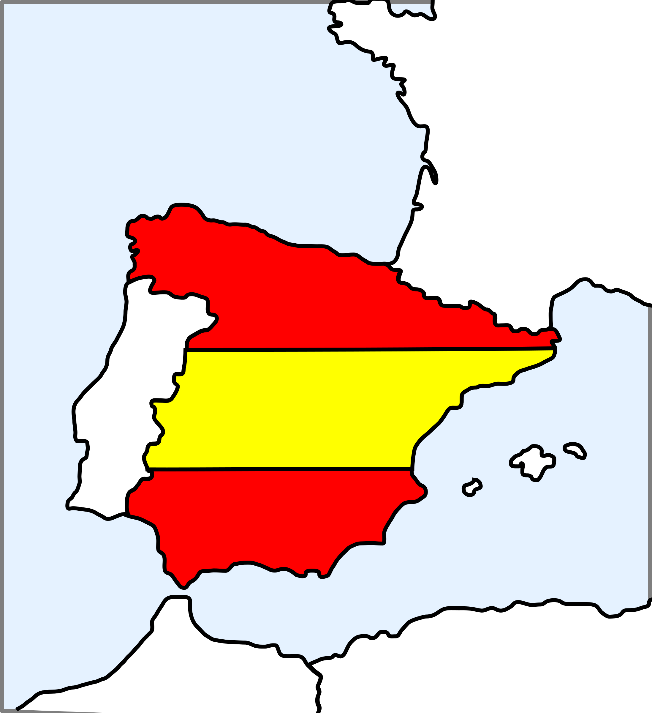 Spain Map Clipart - Spain Clip Art - Full Size PNG Clipart Images Download