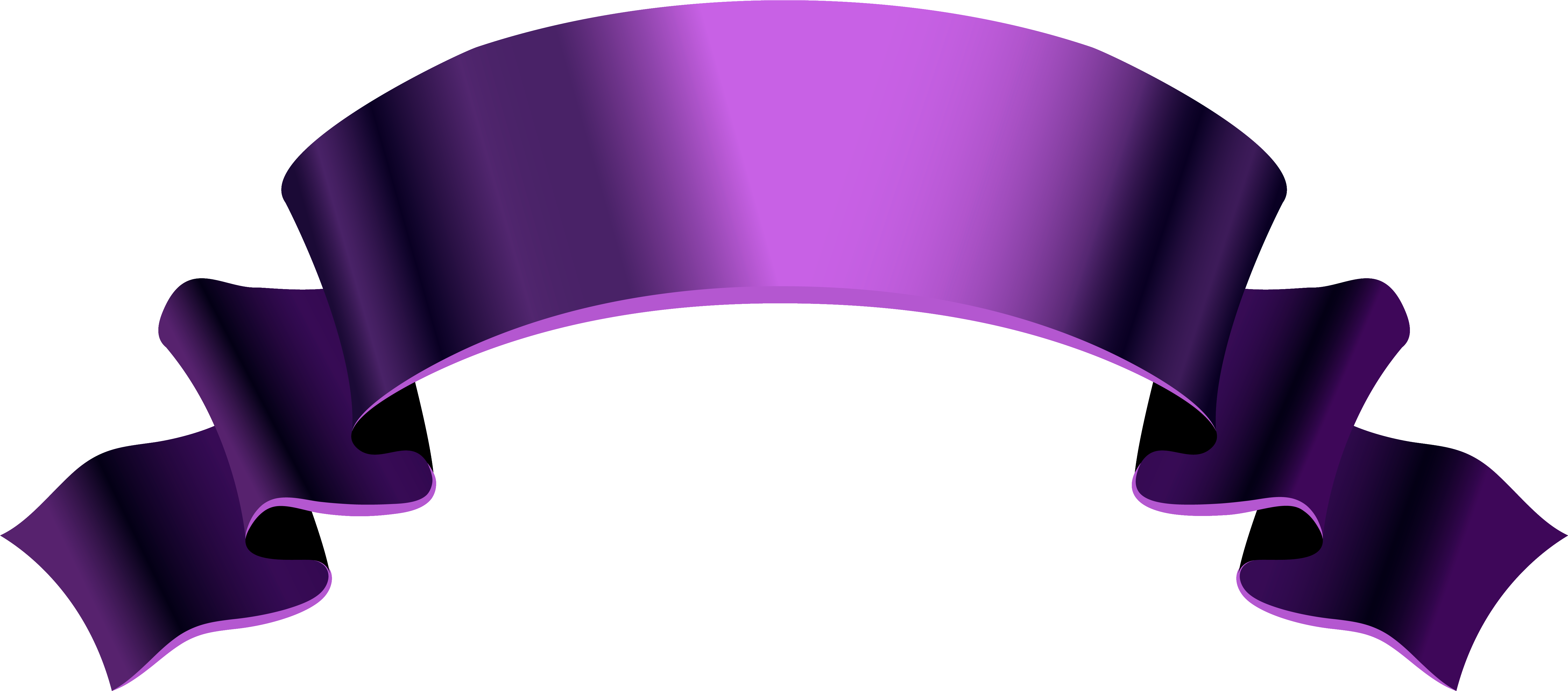 Ribbon Png, Ribbon Banner, Ribbons, Gold Banner, Clipart - Purple ...