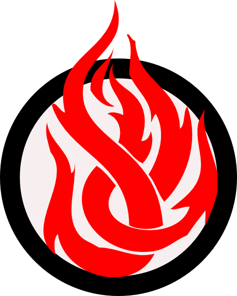 Flame Circle Clip Art At Clker - Flame Tattoo - (480x598) Png Clipart ...