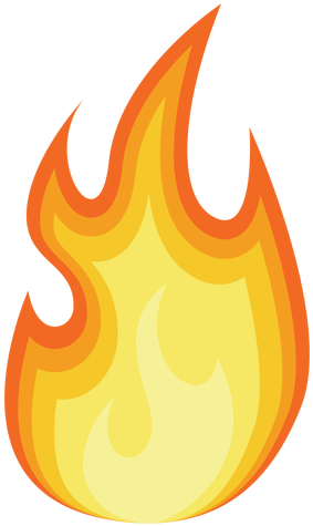 Fire Cartoon Silhouette Transparent Png - Fire Cartoon Png - (512x512 ...