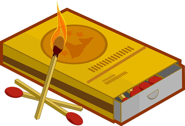Burning, Fire, Lit, Flame, Match Stick, Burn - Fosforo Png - (640x436 ...