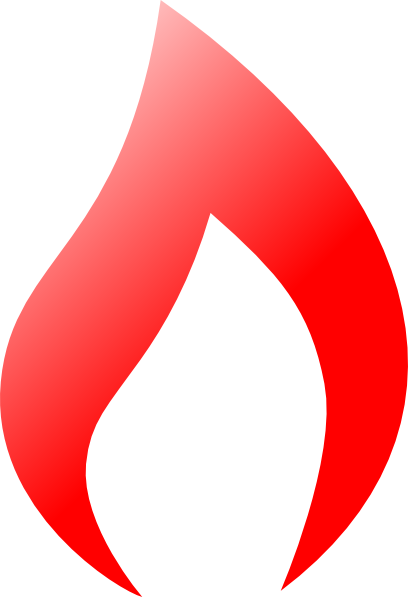 Whole Red Flames Clipart - Red Flame Clip Art - (875x1280) Png Clipart ...