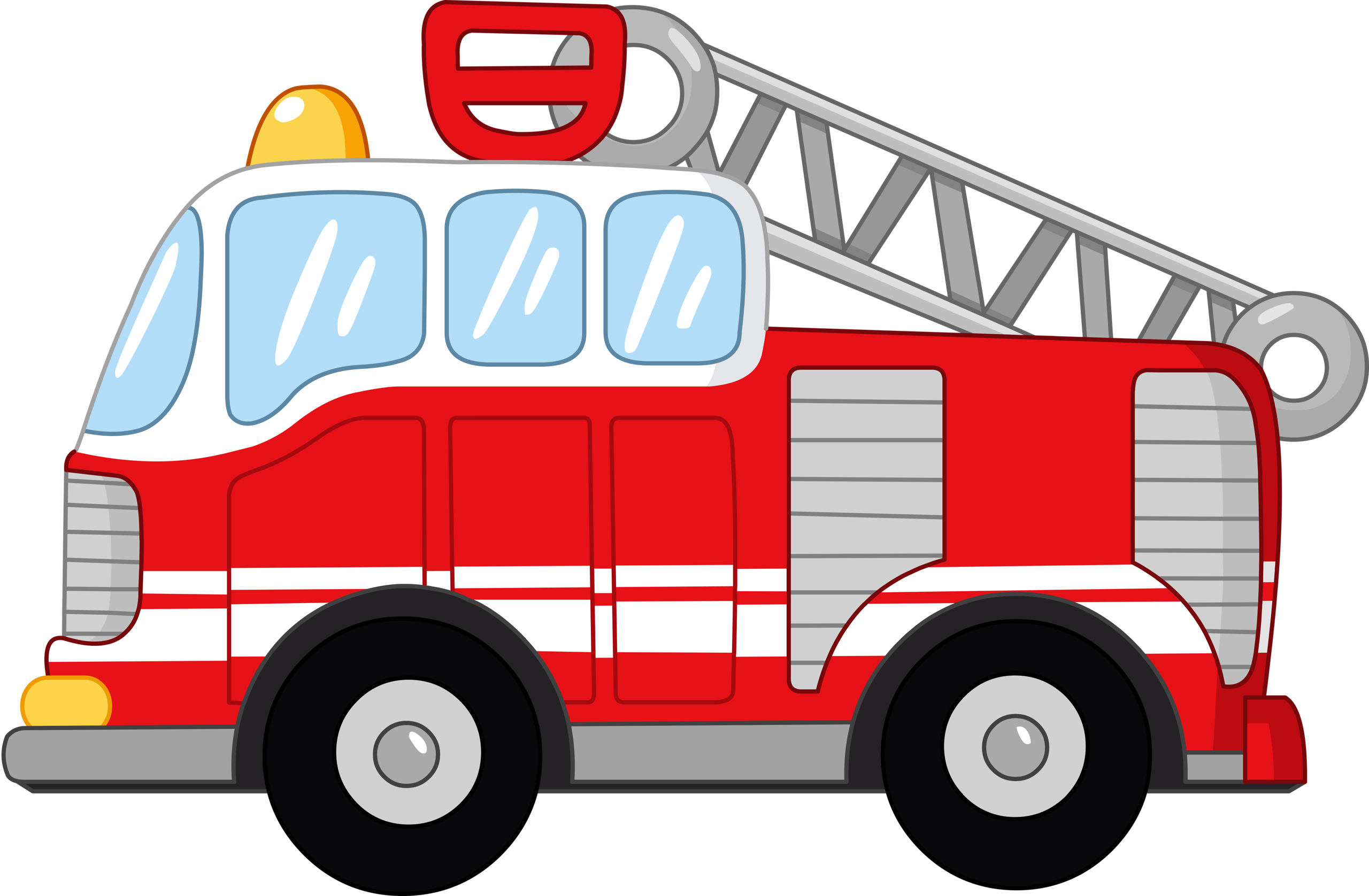 Cartoon Fire Engine Clip Art - Fire Truck Vector - Full Size PNG ...
