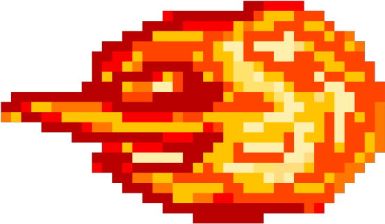 Fireball Clipart Pixel Sprite - Pixel Transparent Fire Ball - (640x480 ...