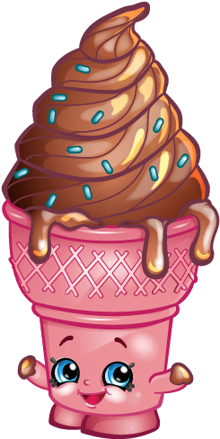 Shopkins - Shopkins Ice Cream Dream - (576x495) Png Clipart Download